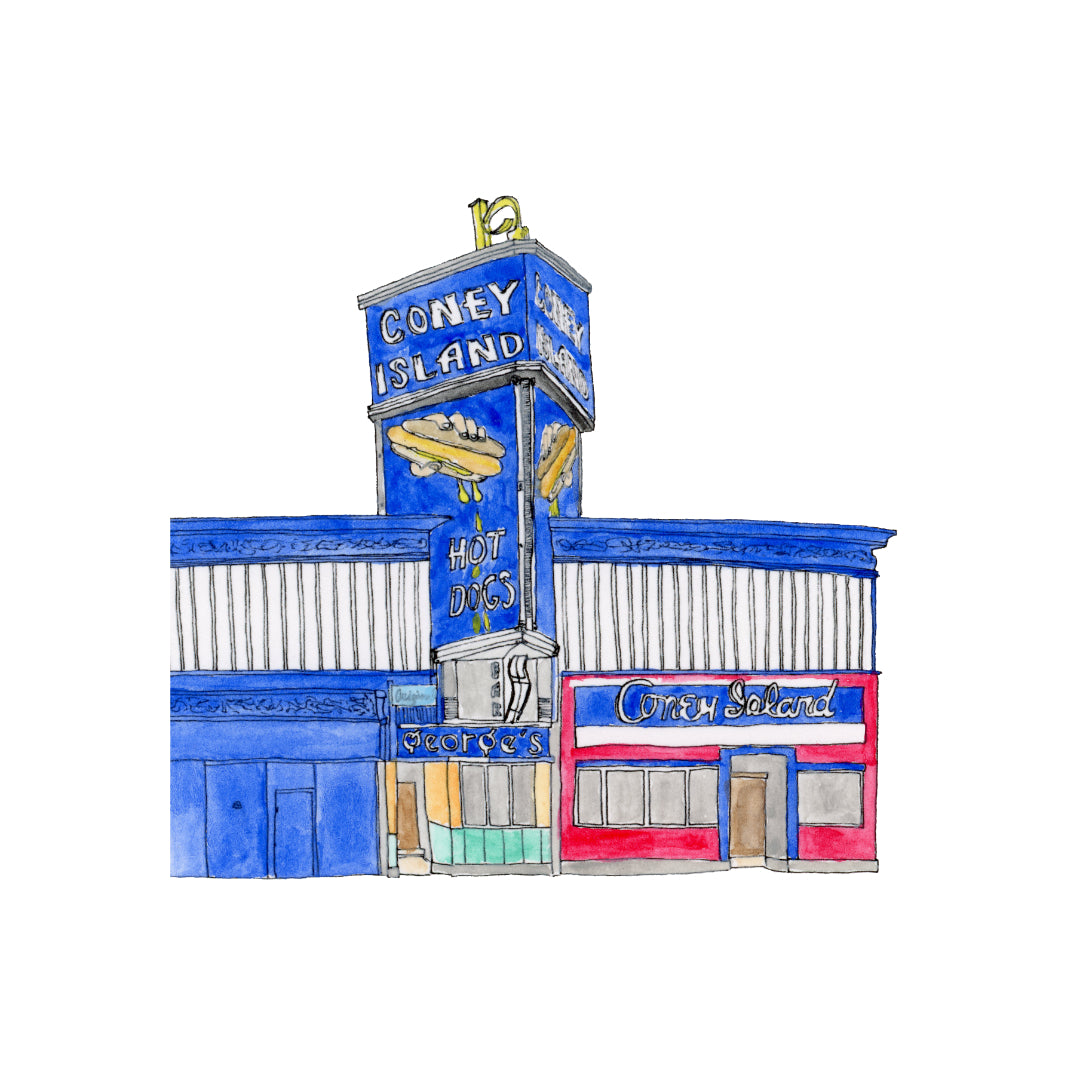 Coney Island - Worcester, MA – Sarah Wormann Art